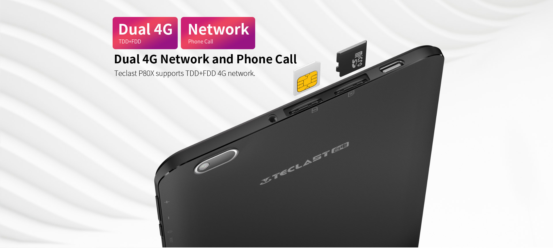 Teclast P80X SC9863A Octa Core 2G RAM 32G ROM 4G LTE 8 Pollici Android ...